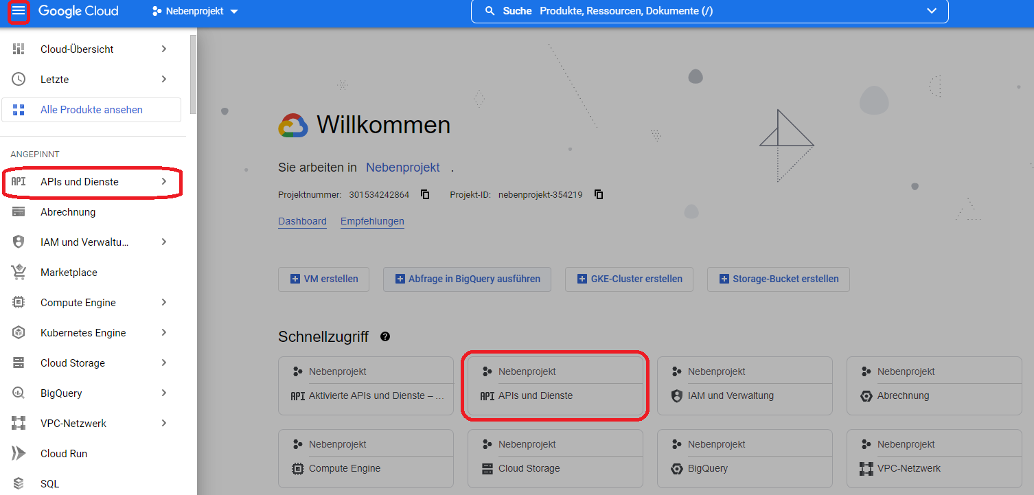 Youtube API Key in 6 einfachen Schritten erstellen - Nebenprojekte